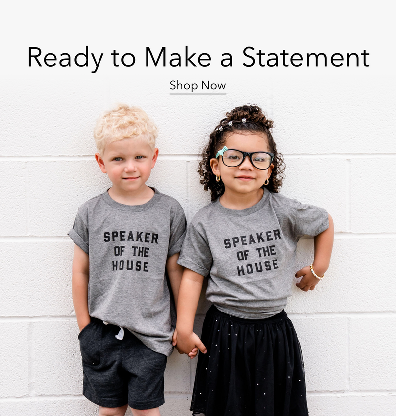 Love Bubby: You are never too young to make a statement.